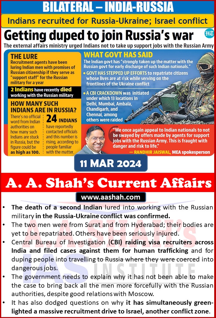BILATERAL – INDIA-RUSSIA – Best UPSC CSE coaching Institute