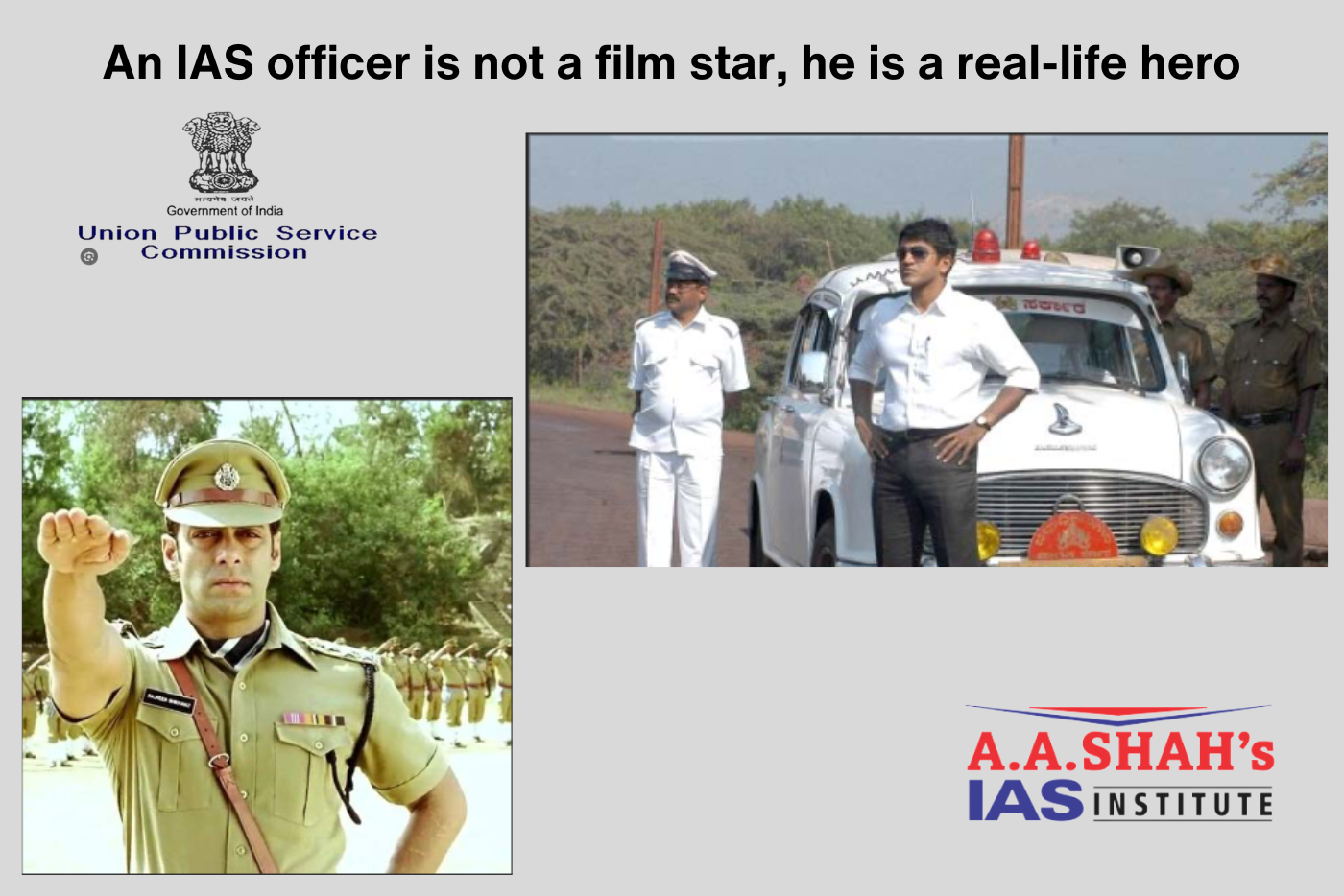 An IAS officer is not a film star, he is a real-life hero – Best UPSC ...